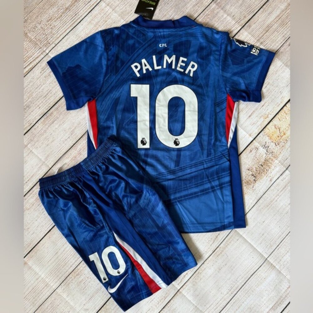 Chelsea Home Kit Set, Cole Palmer, Number 10 - Gem